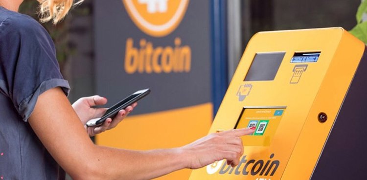 Bitcoin ATM machine installed