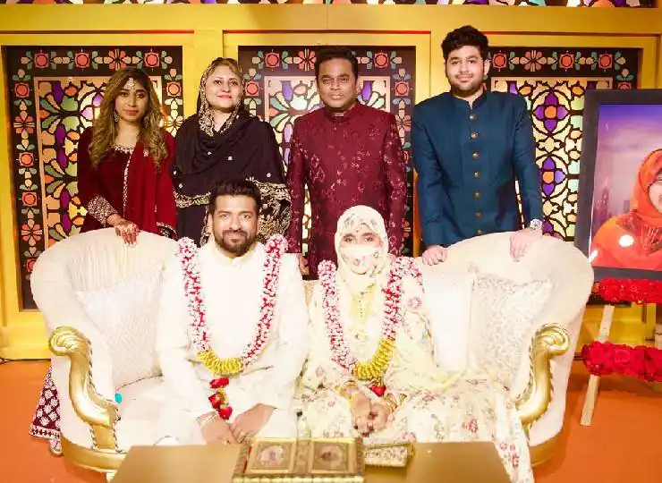 The photo of AR Rahman's daughter Khatija's reception party appeared ...