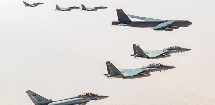 Saudi fighter jets intercepted the American bomber
