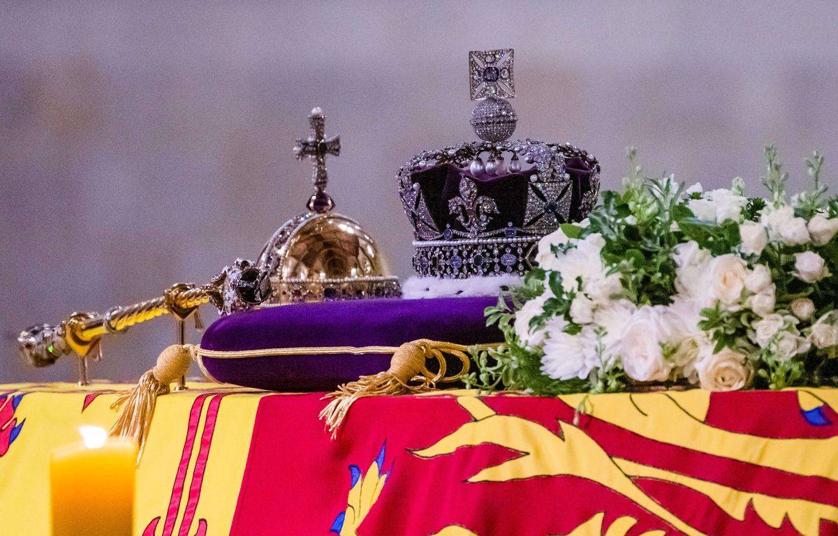 The process of the state funeral of Queen Elizabeth II