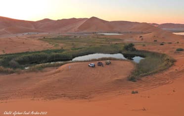 Saudi Arabia, the world's largest desert in the grip of cold winds ...