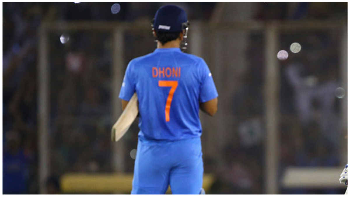 Why is MS Dhoni wearing number 7 jersey? Learn the logic behind it.