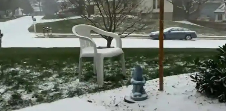Record snowfall in America, the video shocked millions of people