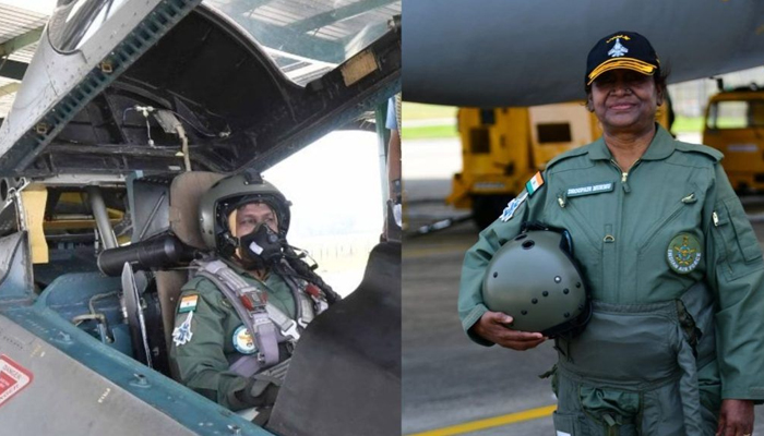 Indian President Draupadi Murmu flew in a fighter jet