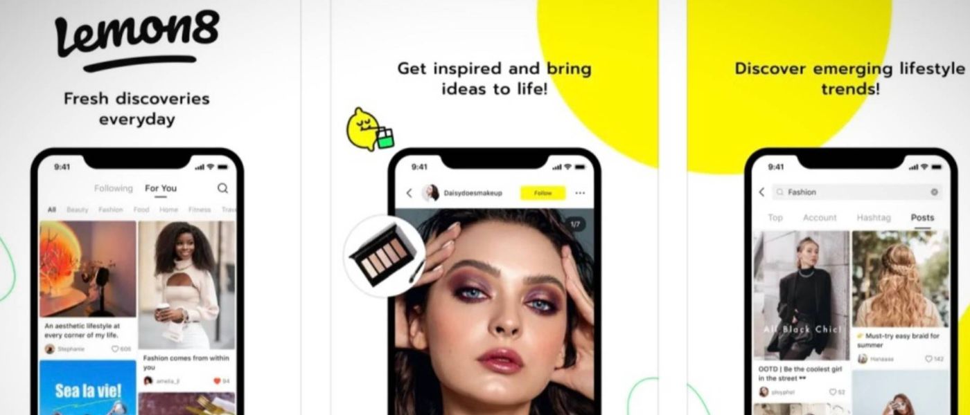 Lemon8 hits the Top 10 on the App Store charts