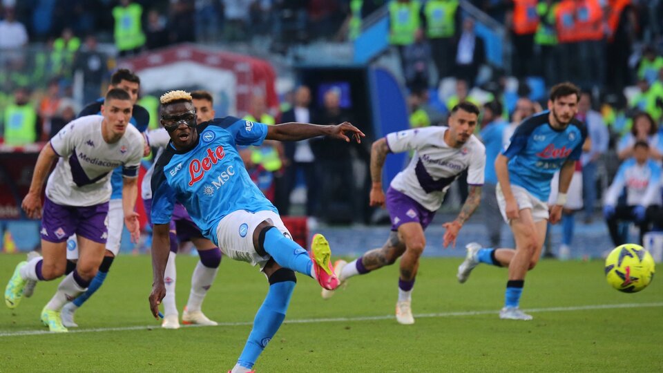 Napoli celebrated with their people at the Diego Armando Maradona stadium