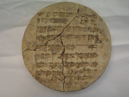 A new Sumerian cuneiform inscription is discovered in a manuscript in ...
