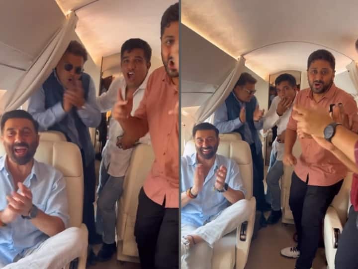 Sunny celebrated joining the 200 crores club of 'Gadar 2', with fans ...