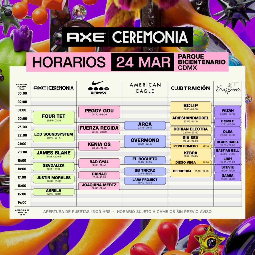 View the 2024 AX Ceremony schedules and map