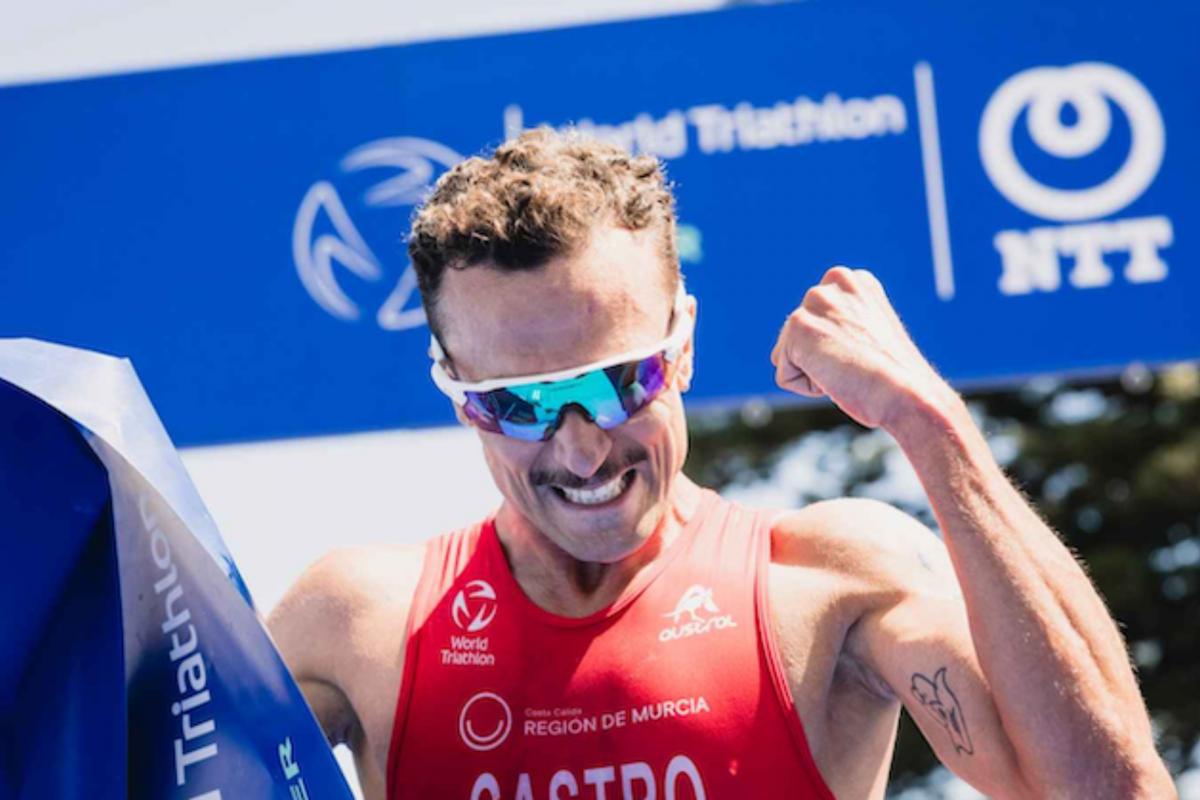 David Castro Wins Gold at Triathlon World Cup in New Zealand