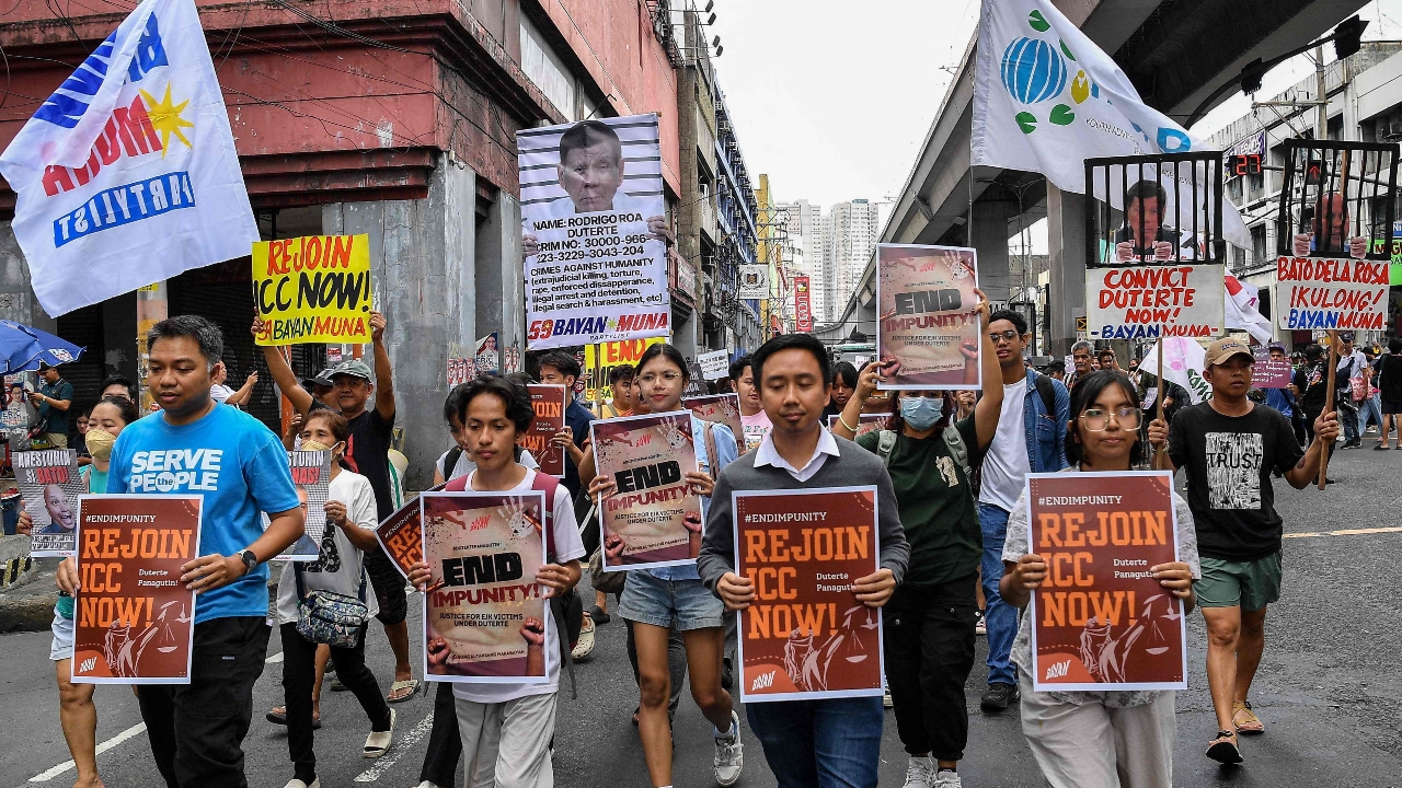 Filipinos Protest, Demand Marcos Government Rejoin ICC After Duterte Arrest