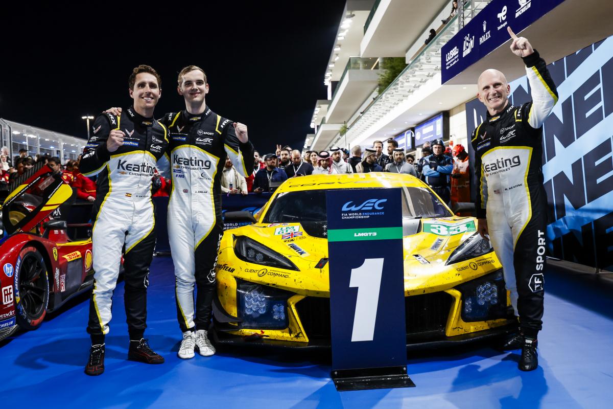 Juncadella Wins WEC Qatar Race with Corvette, Claims First Victory