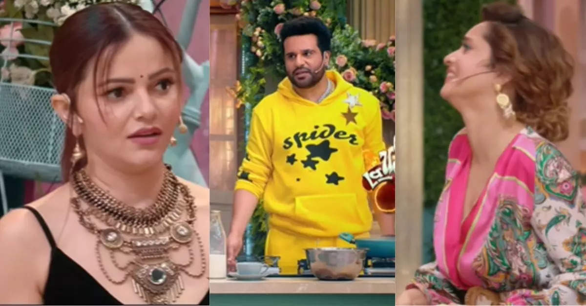 Krishna Abhishek Teases Rubina Dilaik On Laughter Chefs Show