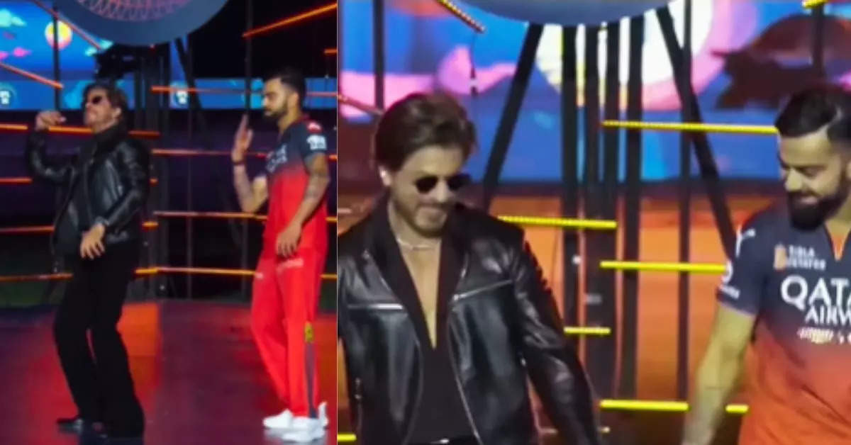 SRK Dances with Virat Kohli at IPL 2025 Ceremony