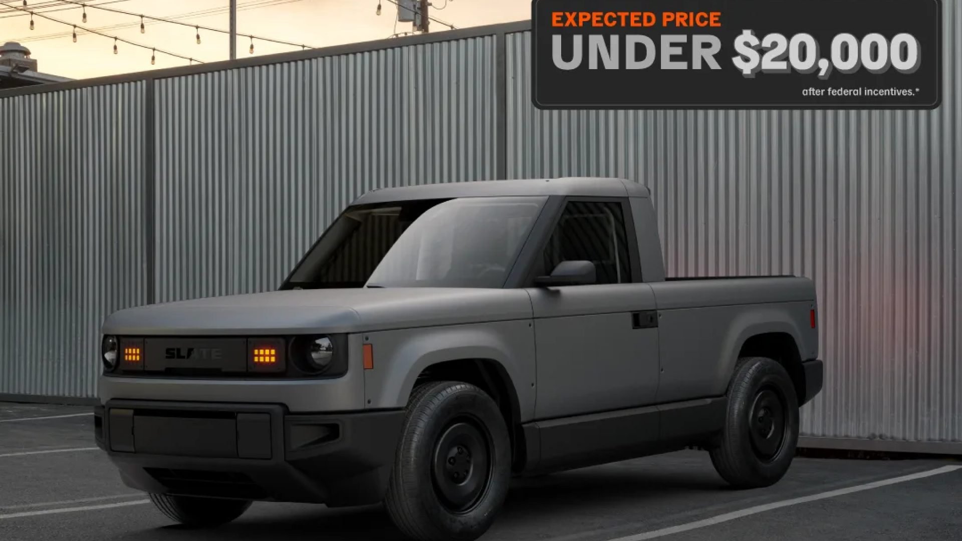Jeff Bezos-Backed Slate Auto Unveils Affordable Electric Pickup Truck Starting at $27,500