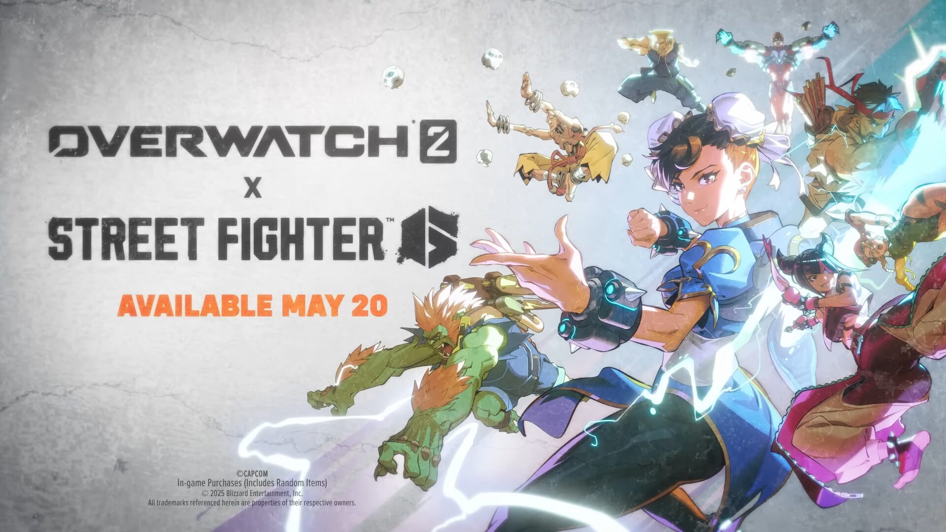 Overwatch 2 Unveils Street Fighter 6 Collaboration Skins and Emotes