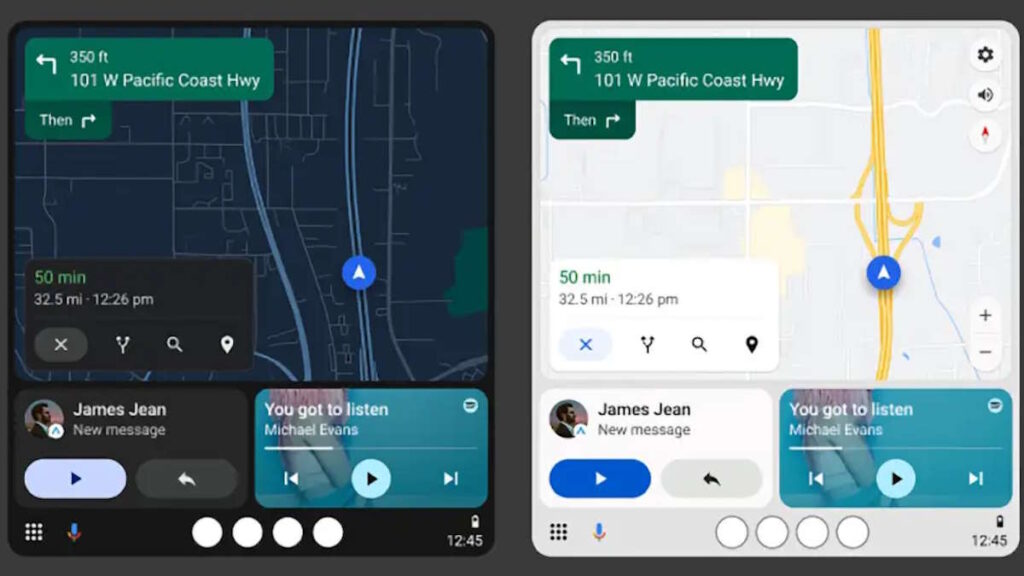 Android Auto Gets New Light Mode Interface Design