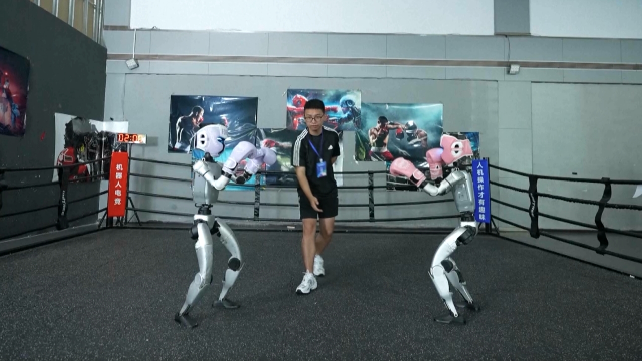 China Hosts First Humanoid Robot Boxing Championship