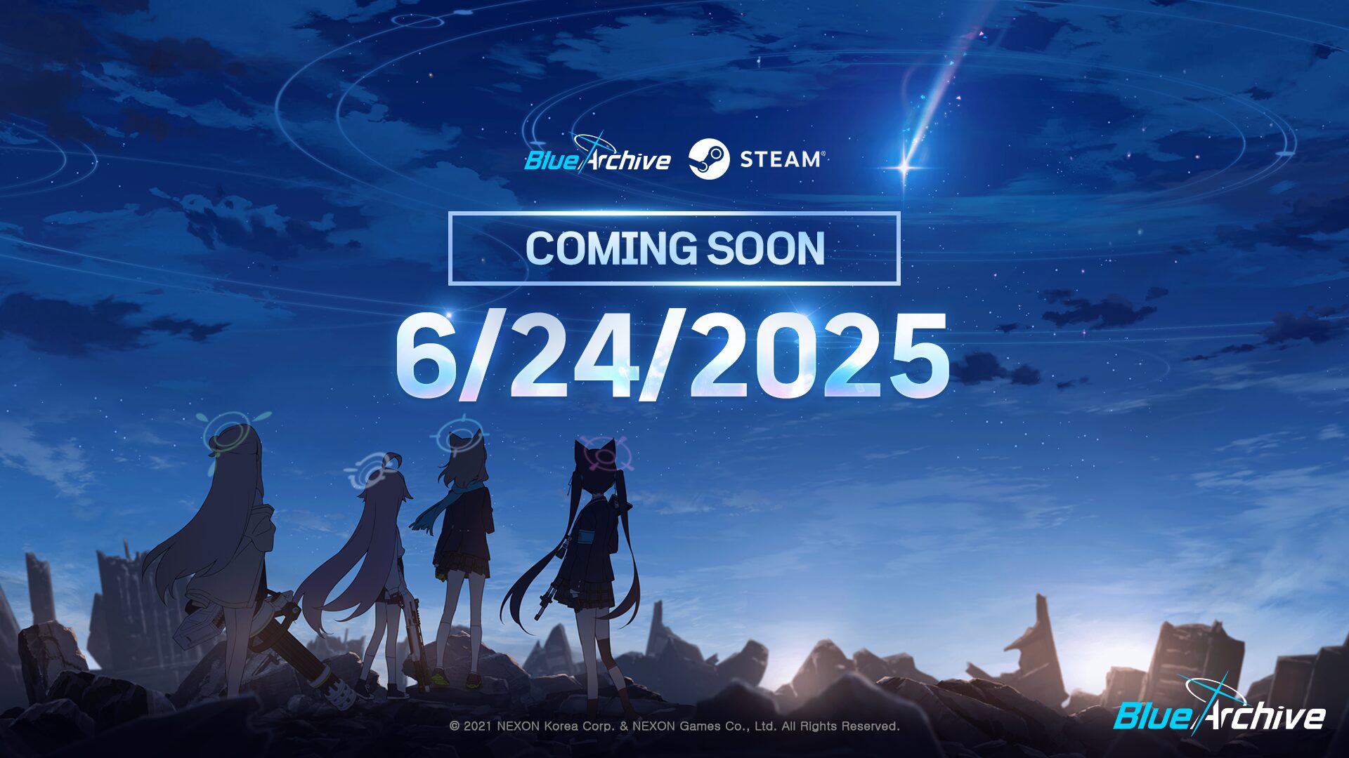 Nexon's Blue Archive Launches on Steam June 24
