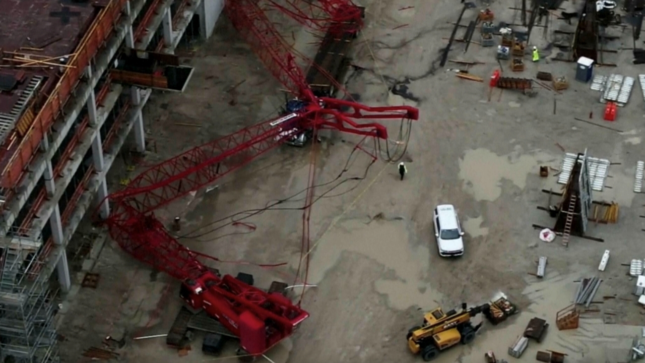 Giant Crane Collapses at Florida Hospital Construction Site Killing 2
