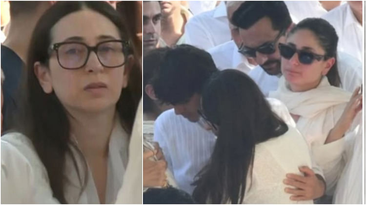 Karishma Kapoor Emotional at Ex-Husband Sanjay Kapoor's Funeral with Kareena and Saif