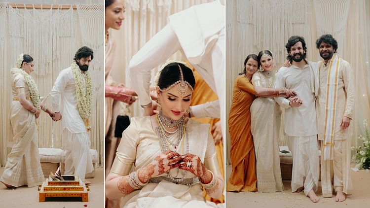 Nagarjuna Akkineni shares son Akhil's wedding photos with Zainab Ravdjee