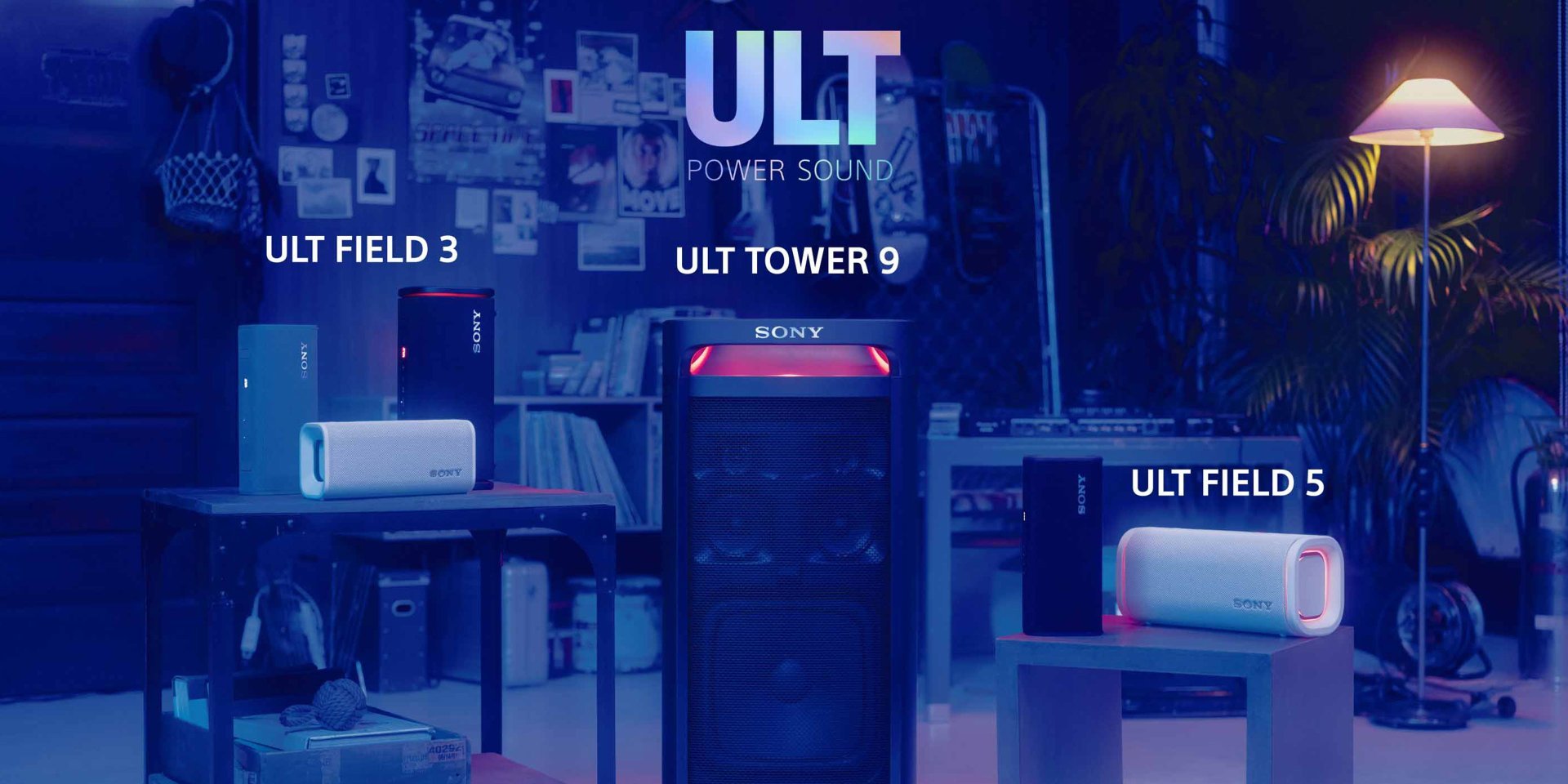 Sony Unveils ULT Power Sound Speakers, Wireless Mic with Massive Bass