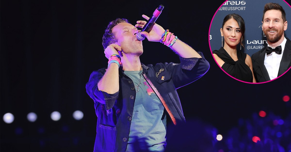 Coldplay's Chris Martin Serenades Lionel Messi and Wife on Miami Kiss Cam