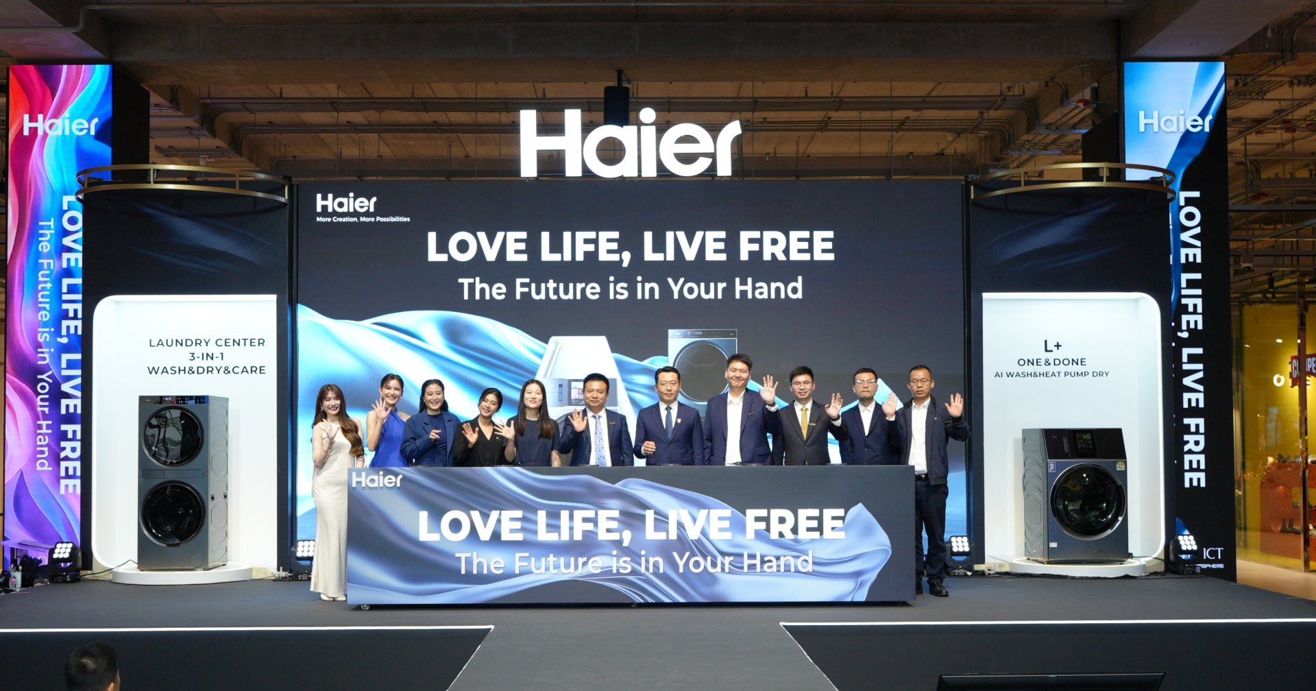 Haier Launches AI Smart Washers: L+, Laundry Center, X Series in Thailand
