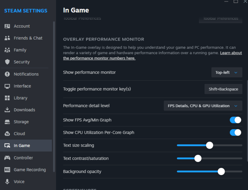 Steam Update Adds Robust In-Game CPU, GPU, RAM, DLSS/FSR FPS Monitor