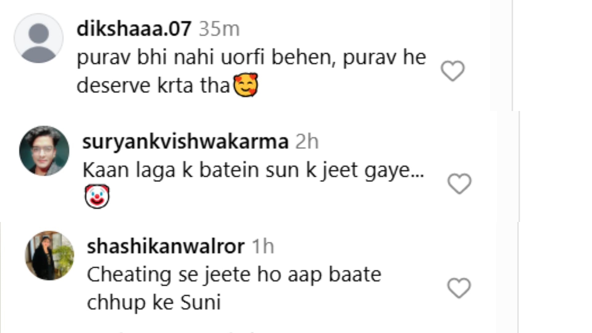 Uorfi Javed: The Traitors win, trolling backlash, Purab Jha support ...