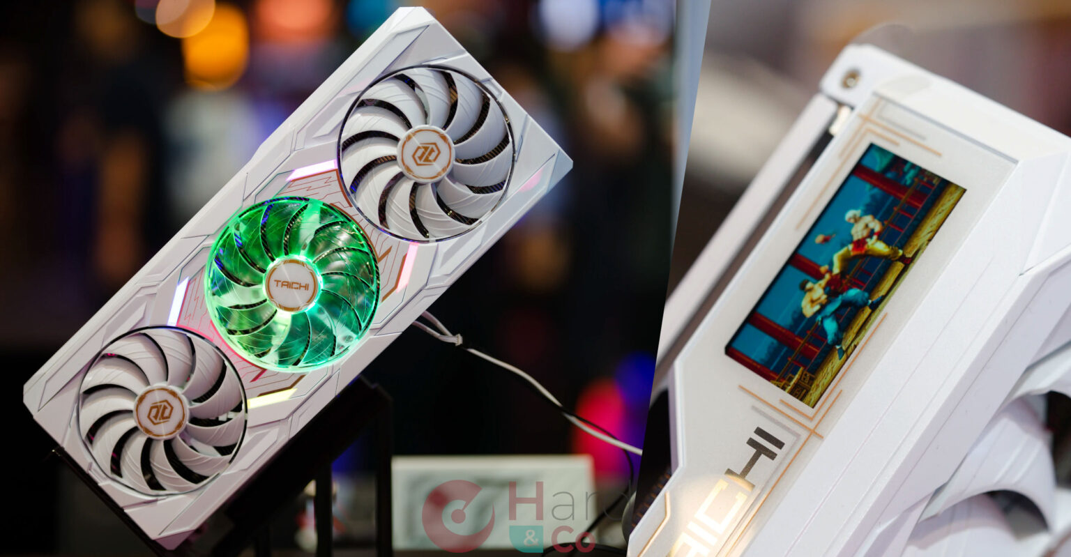 ASRock RX 9070 XT LCD GPU at Computex 2025: Prototype, No Commercial Launch