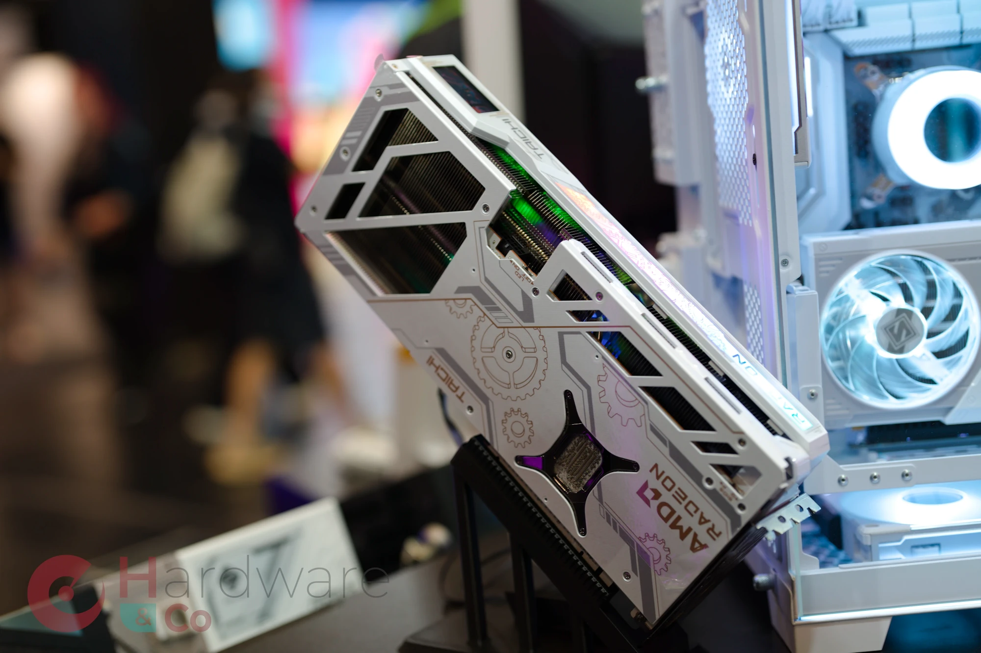 ASRock RX 9070 XT LCD GPU at Computex 2025: Prototype, No Commercial Launch