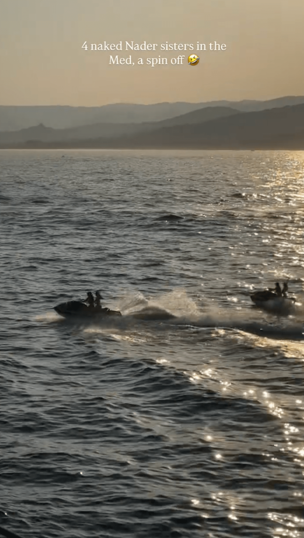 Brooks Nader and Sisters Go Viral Nude on Mediterranean Jet Skis Before Hulu Show