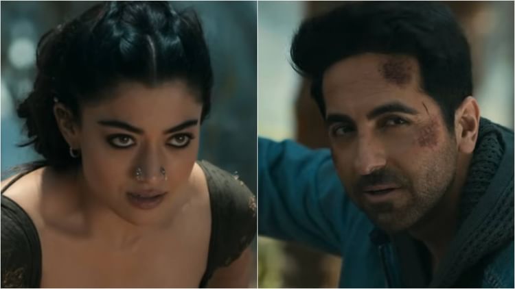 Maddock Films' 'Thama' Teaser Out: Ayushmann, Rashmika Lead Horror-Love ...