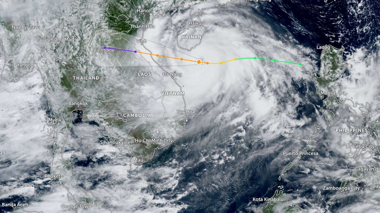 Typhoon Kajiki Strengthens, Targets Vietnam, Heavy Rain for Northern ...