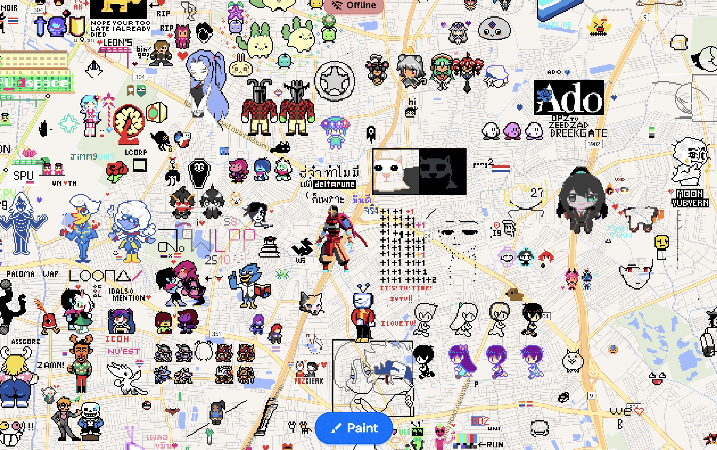 Wplace Viral Map Pixel Art App Faces Server Overload Due to Popularity