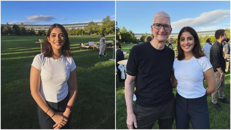 Amitabh Bachchan Granddaughter Navya Nanda Meets Apple CEO Tim Cook ...