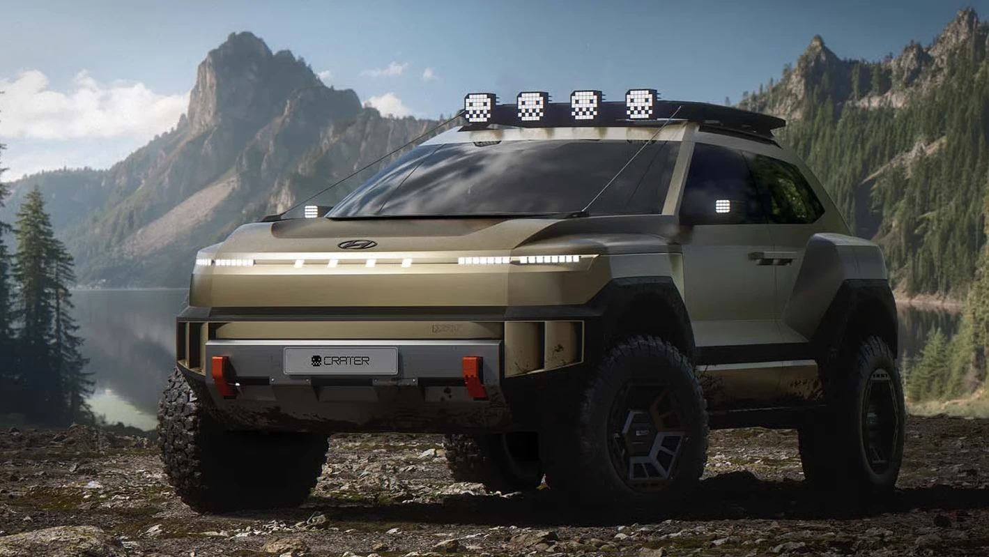 Hyundai Unveils Crater Concept, a Robust 4x4 Rivaling Tesla's Troubled ...