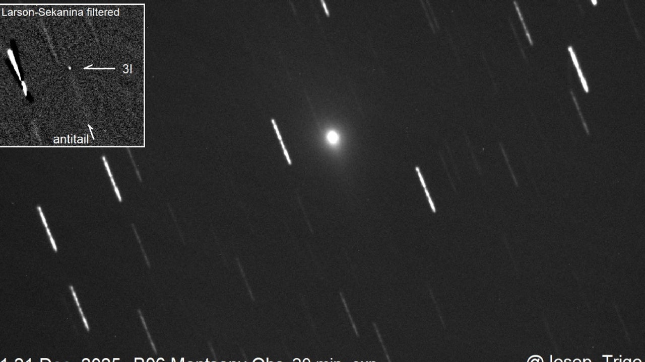 Interstellar Comet 3i/ATLAS Reveals Erupting Ice Volcanoes